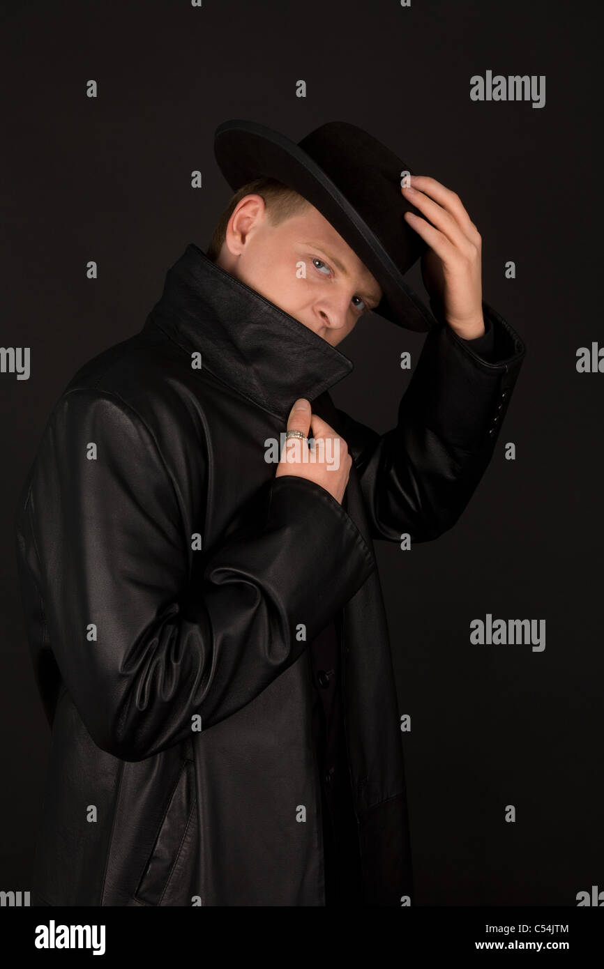 Spy hat coat hi-res stock photography and images - Alamy