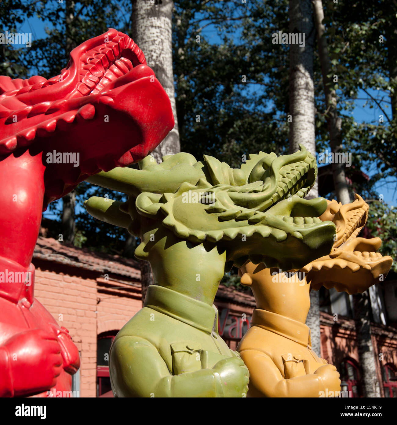 Dashanzi art sculpture factory 798 art district hi-res stock ...