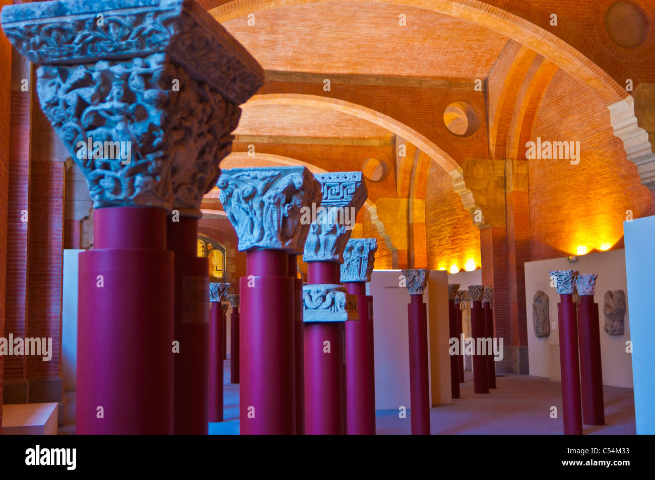 Toulouse, France, View inside, French Archaeological Artifacts in ...