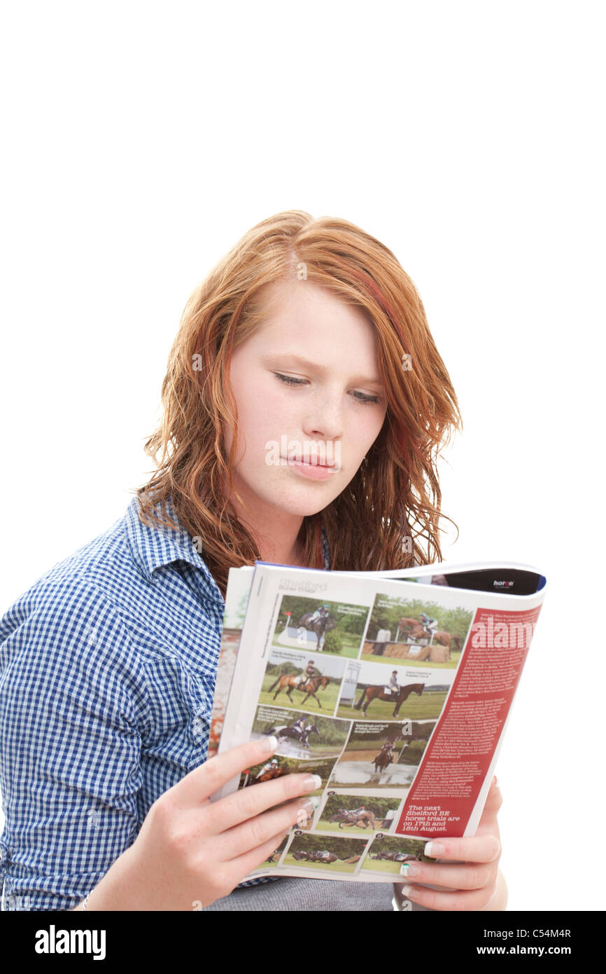 Health magazine one person reading hi-res stock photography and images ...