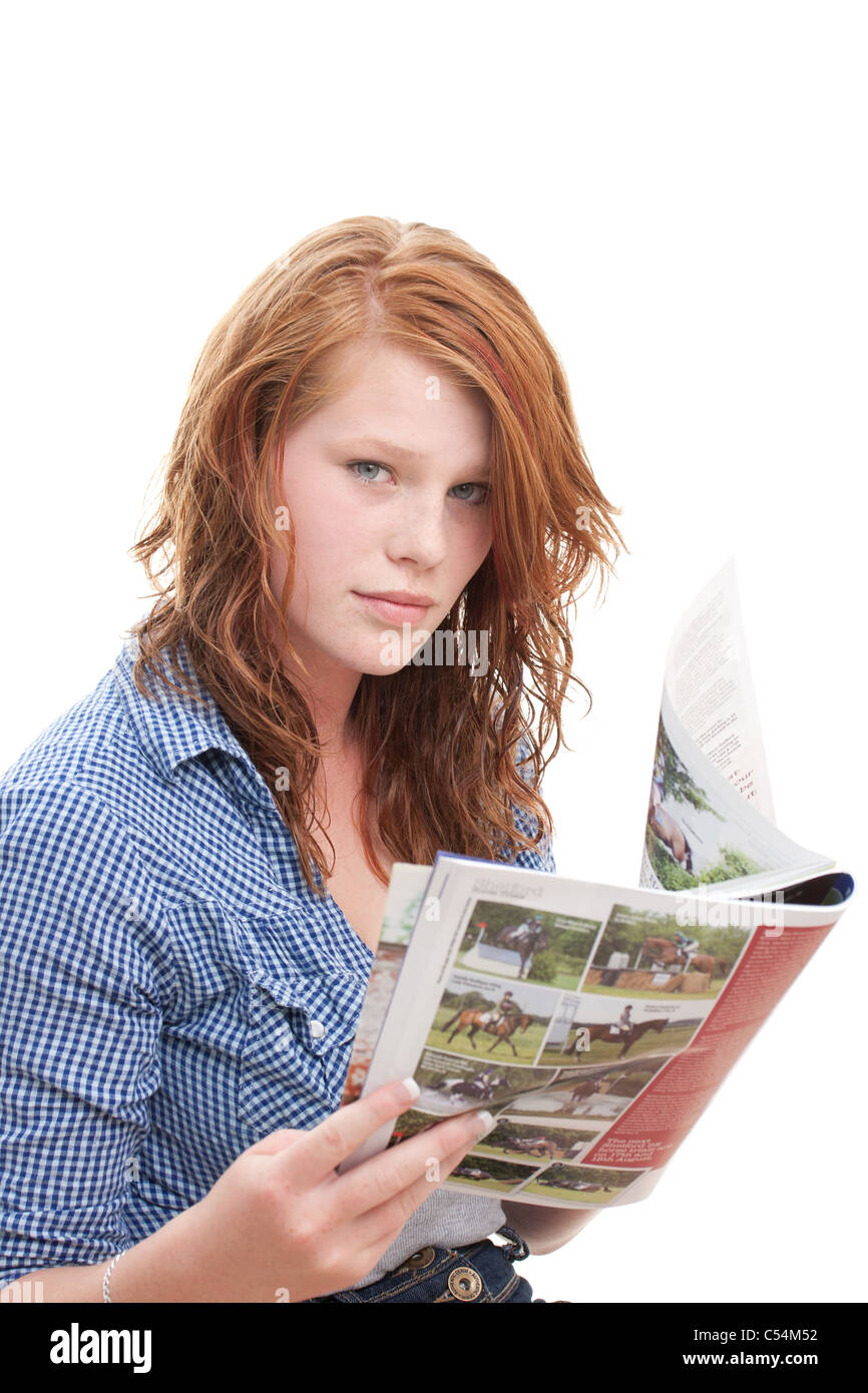 Health magazine one person reading hi-res stock photography and images ...