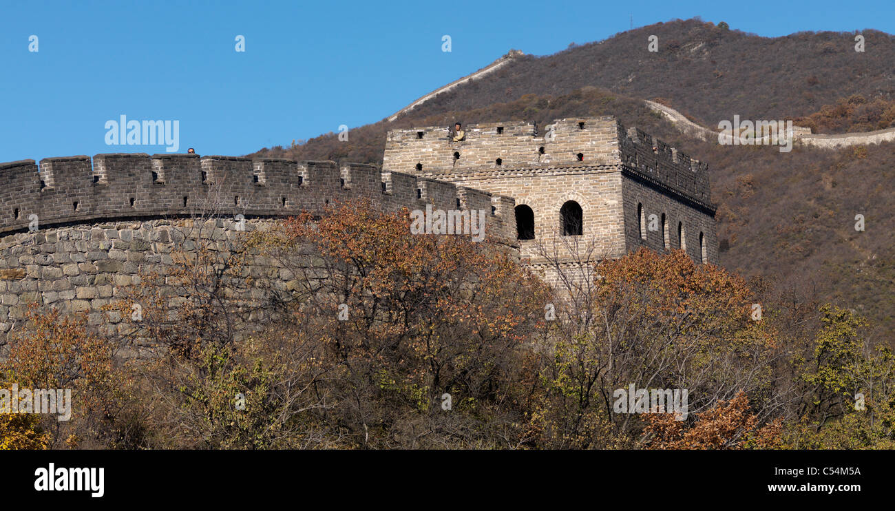 Mutianyu section of the Great Wall of China, Beijing, China Stock Photo ...