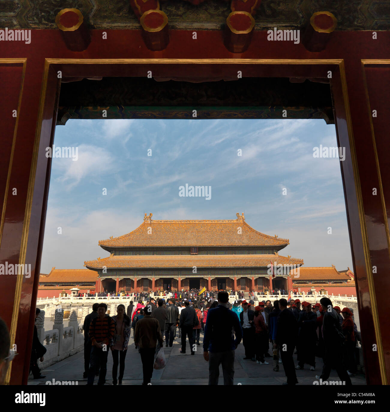 Tourists at the Forbidden City, Beijing, China Stock Photo - Alamy