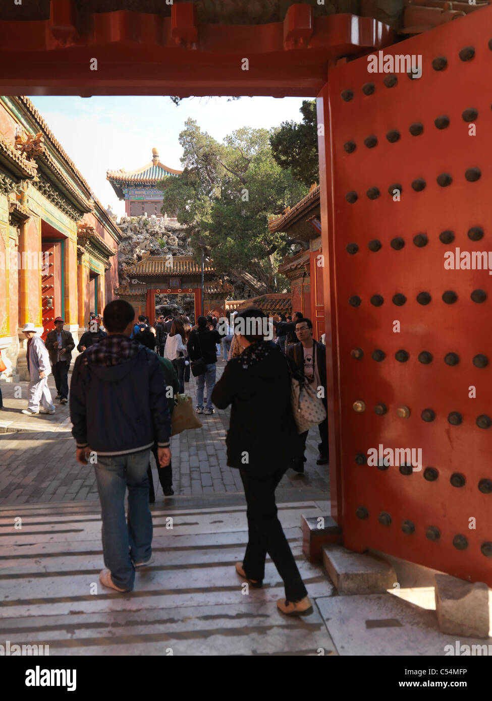 Tourists at the Forbidden City, Beijing, China Stock Photo - Alamy