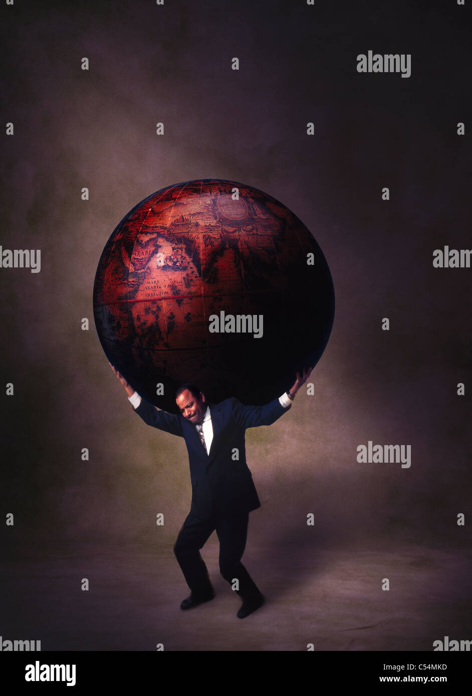 Atlas carrying world hi-res stock photography and images - Alamy