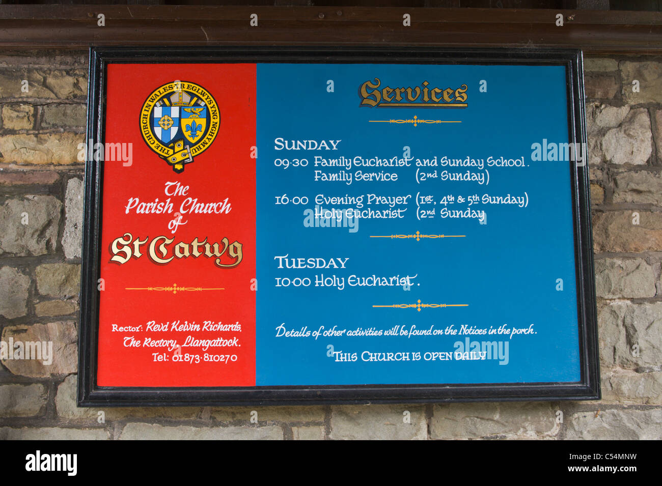 Church Notice Board High Resolution Stock Photography and Images - Alamy