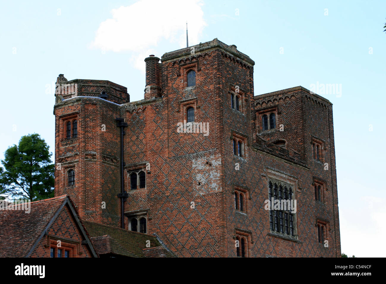 A section of Layer Marney Tower Stock Photo - Alamy