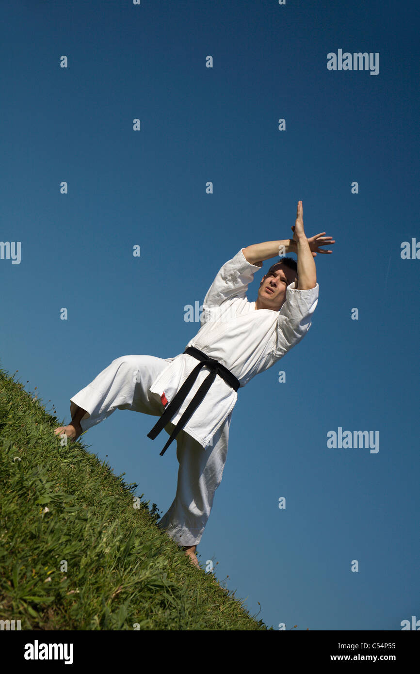 world champion - karate - kata - training Stock Photo - Alamy