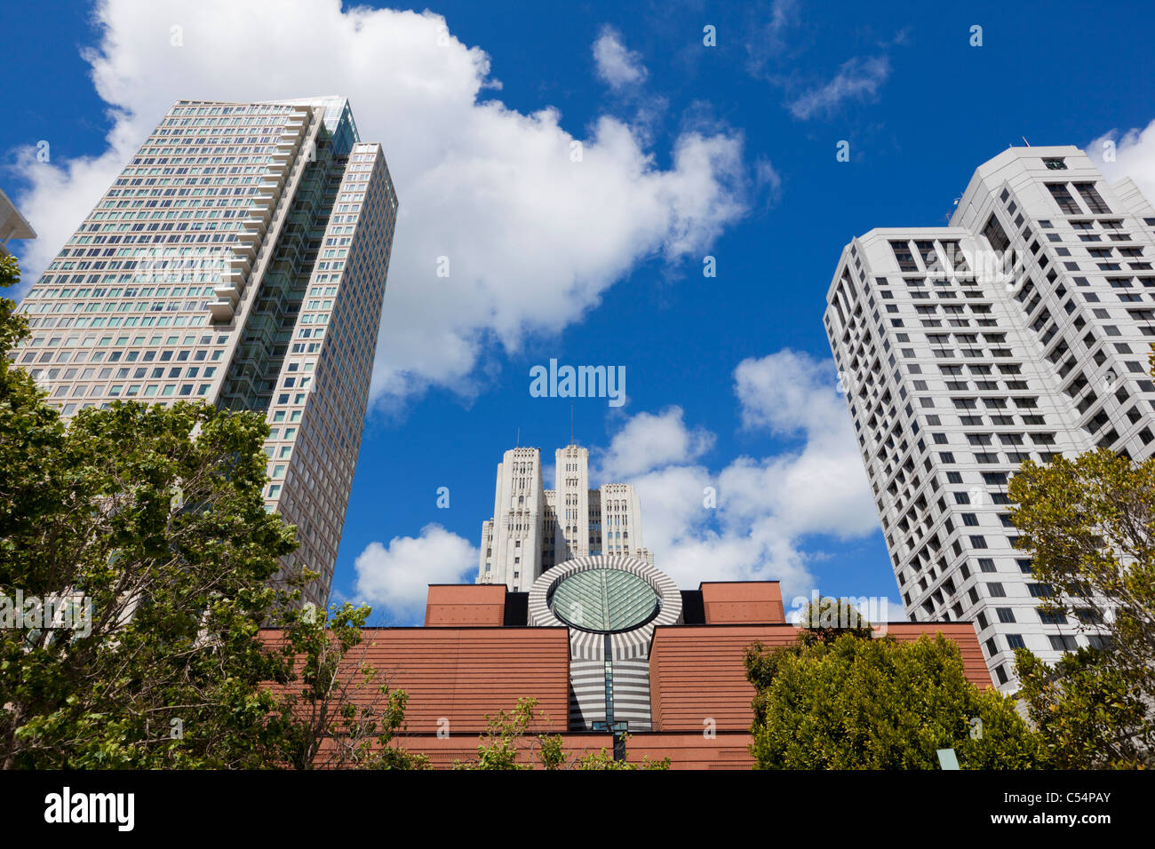 Museum of Modern Art, SFMOMA, Financial District towers, City of San ...