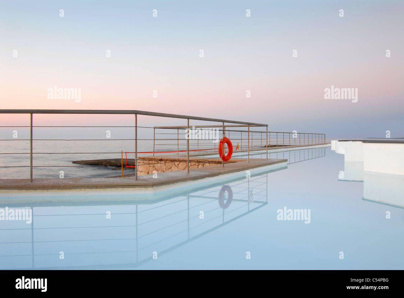 Still sea shore Stock Photo - Alamy