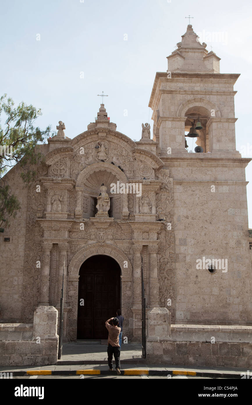 Arequipa, Peru, Church Stock Photos & Arequipa, Peru, Church Stock ...