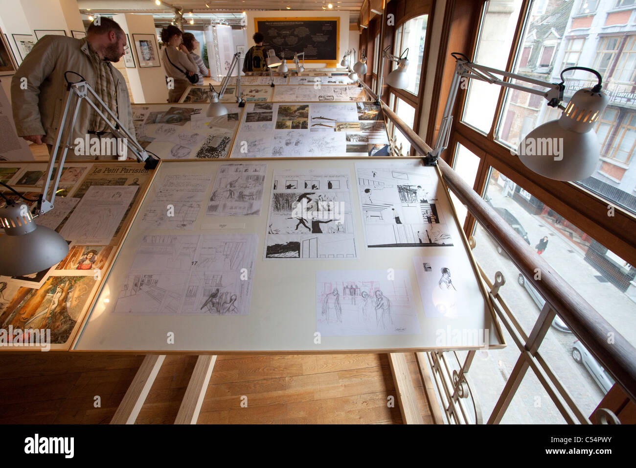 Comic Strip Museum in Brussels Stock Photo - Alamy