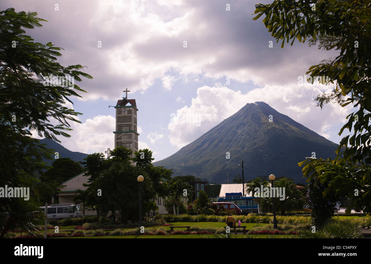 Arenal volcano view hi-res stock photography and images - Alamy