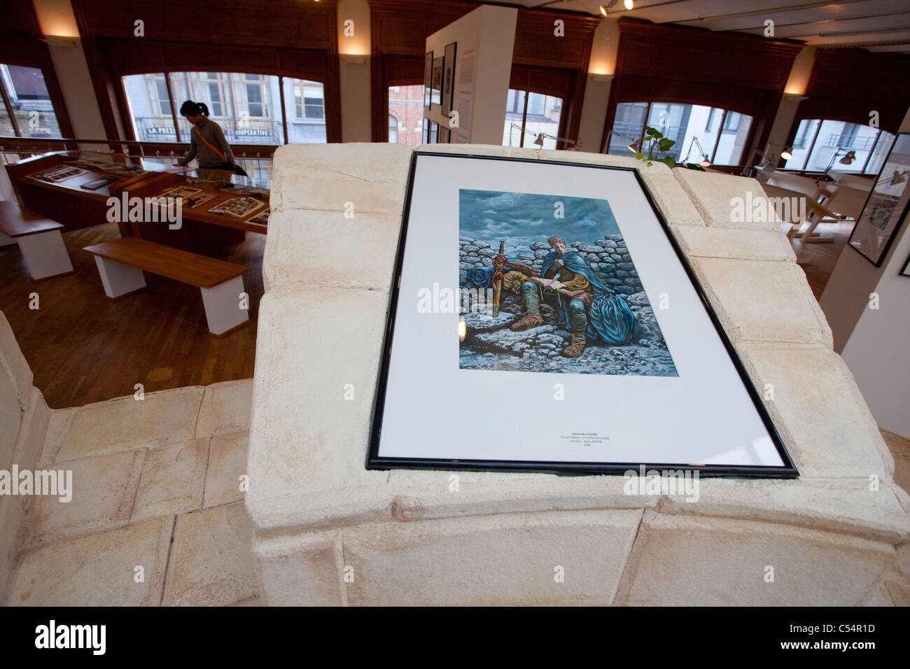 Comic Strip Museum in Brussels Stock Photo - Alamy