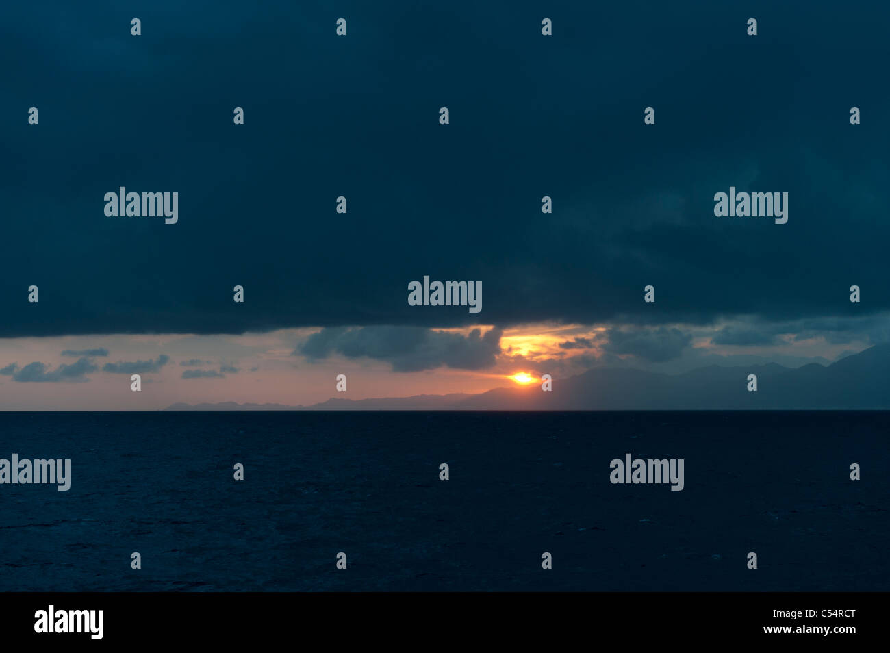 East China Sea at sunset Stock Photo - Alamy