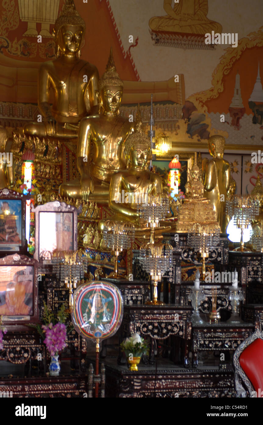 Grand Palace, Gold Buddha's, Bangkok, Thailand Stock Photo - Alamy