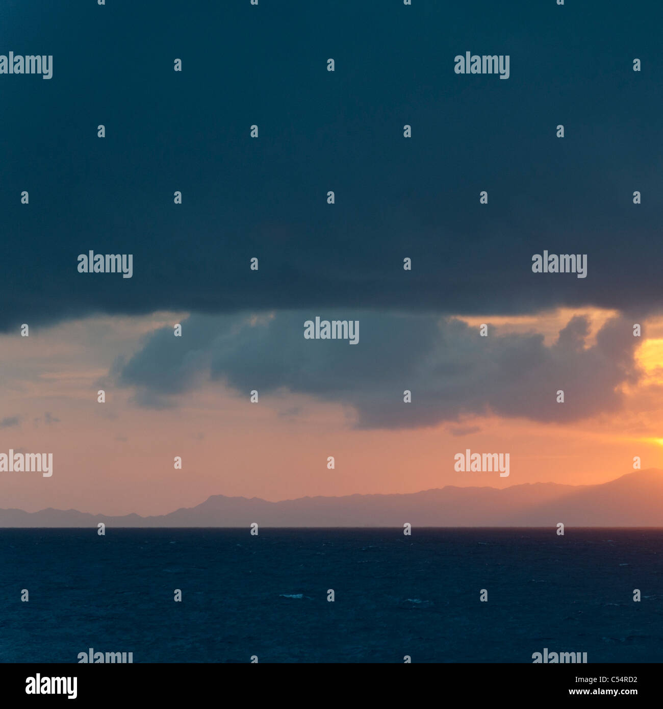 East China Sea at sunset Stock Photo - Alamy