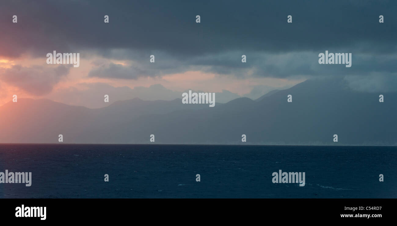 East China Sea at sunset Stock Photo - Alamy