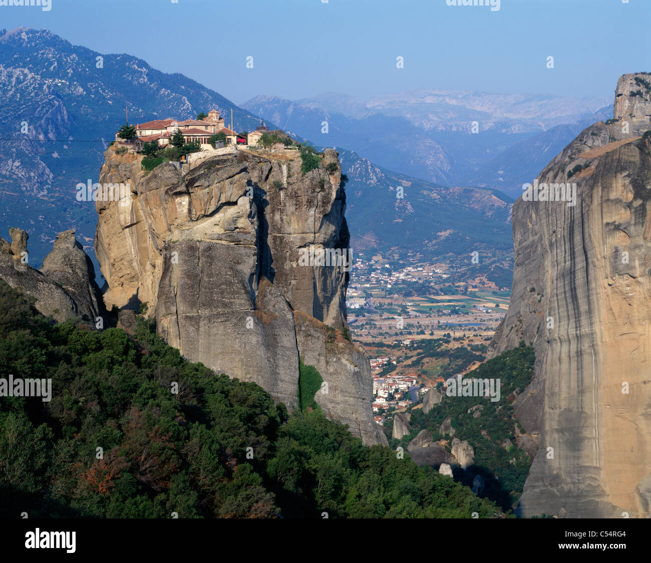 Agia triada monastery on cliff hi-res stock photography and images - Alamy