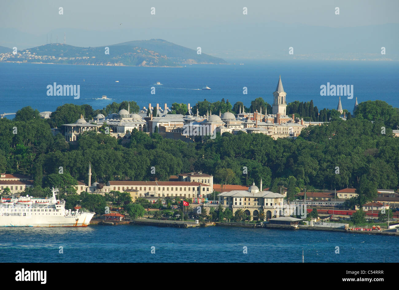 Aerial view of istanbul topkapi palace hi-res stock photography and ...