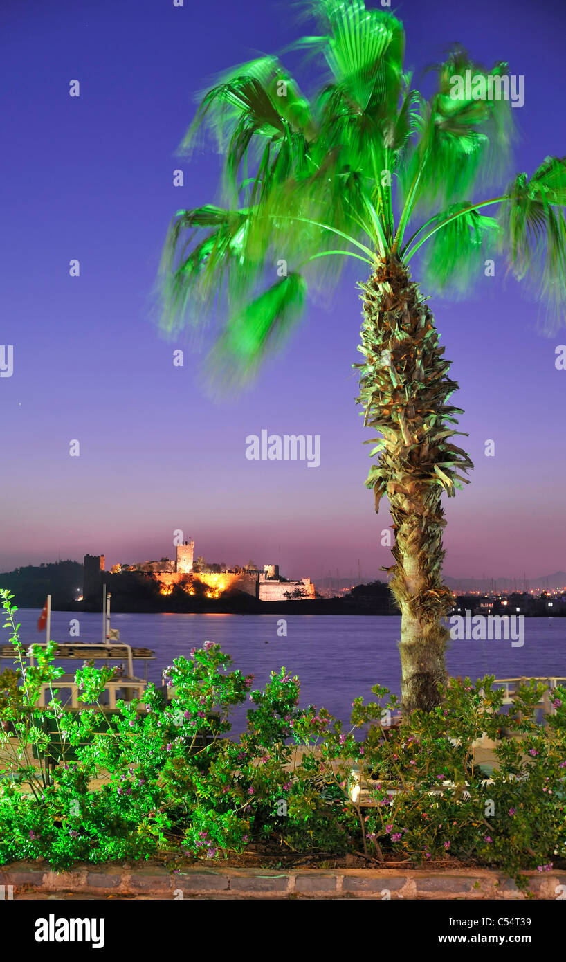 sunset at the beach of Bodrum village,Turkey Stock Photo - Alamy