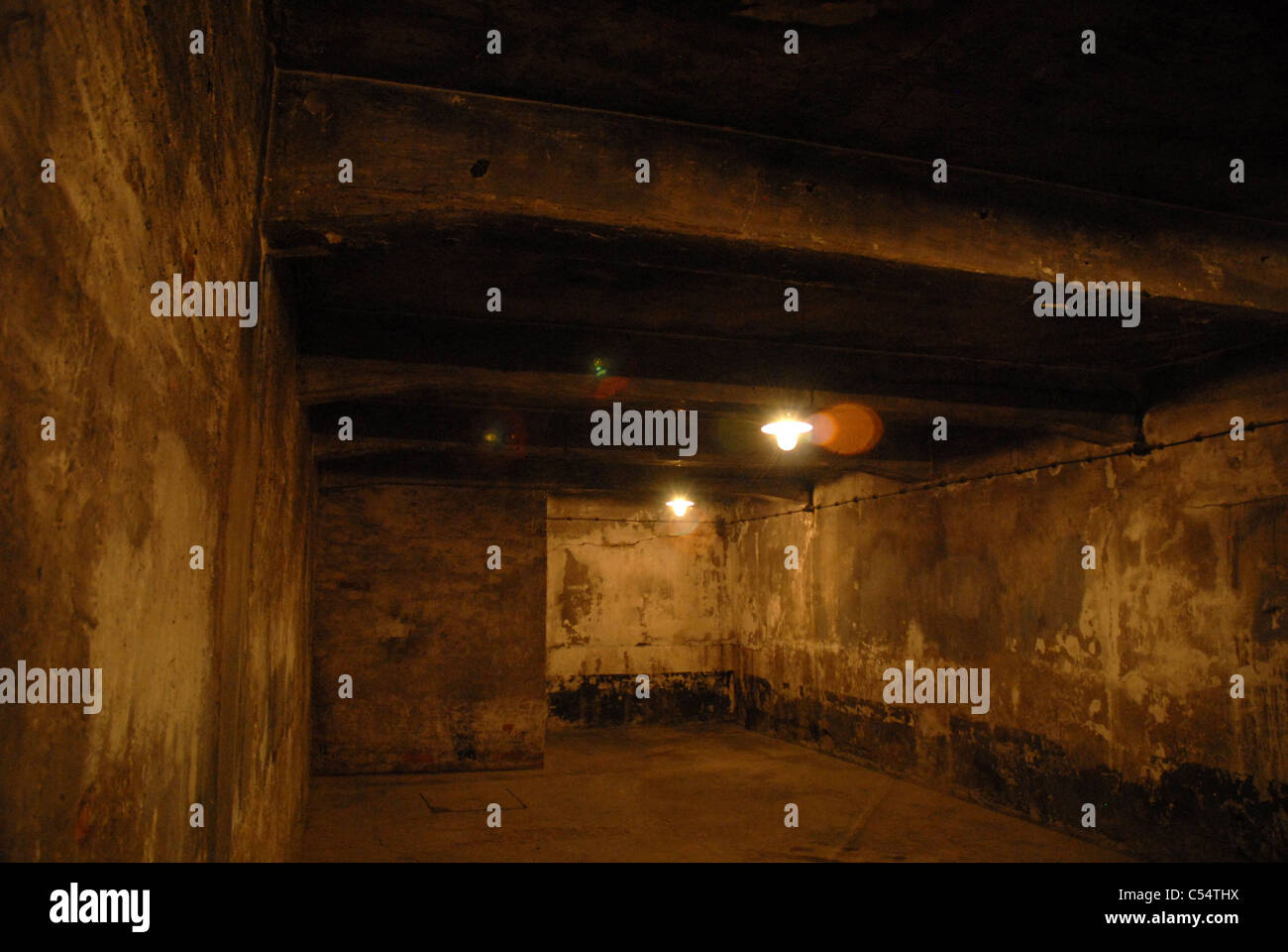 Auschwitz I gas chamber, Oświęcim, Poland Stock Photo - Alamy