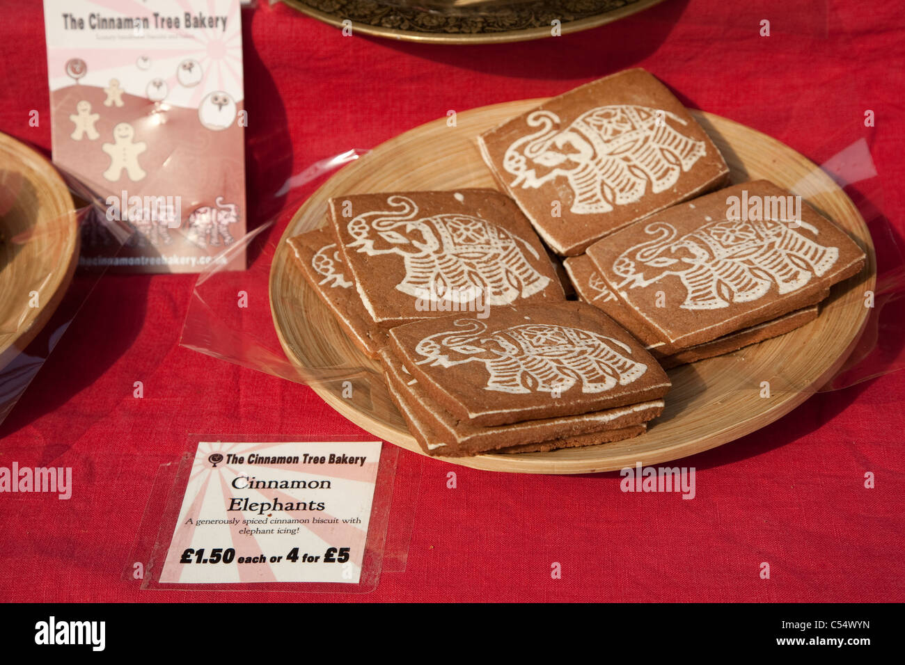 Elephant Biscuits in Borough Market, London Stock Photo - Alamy