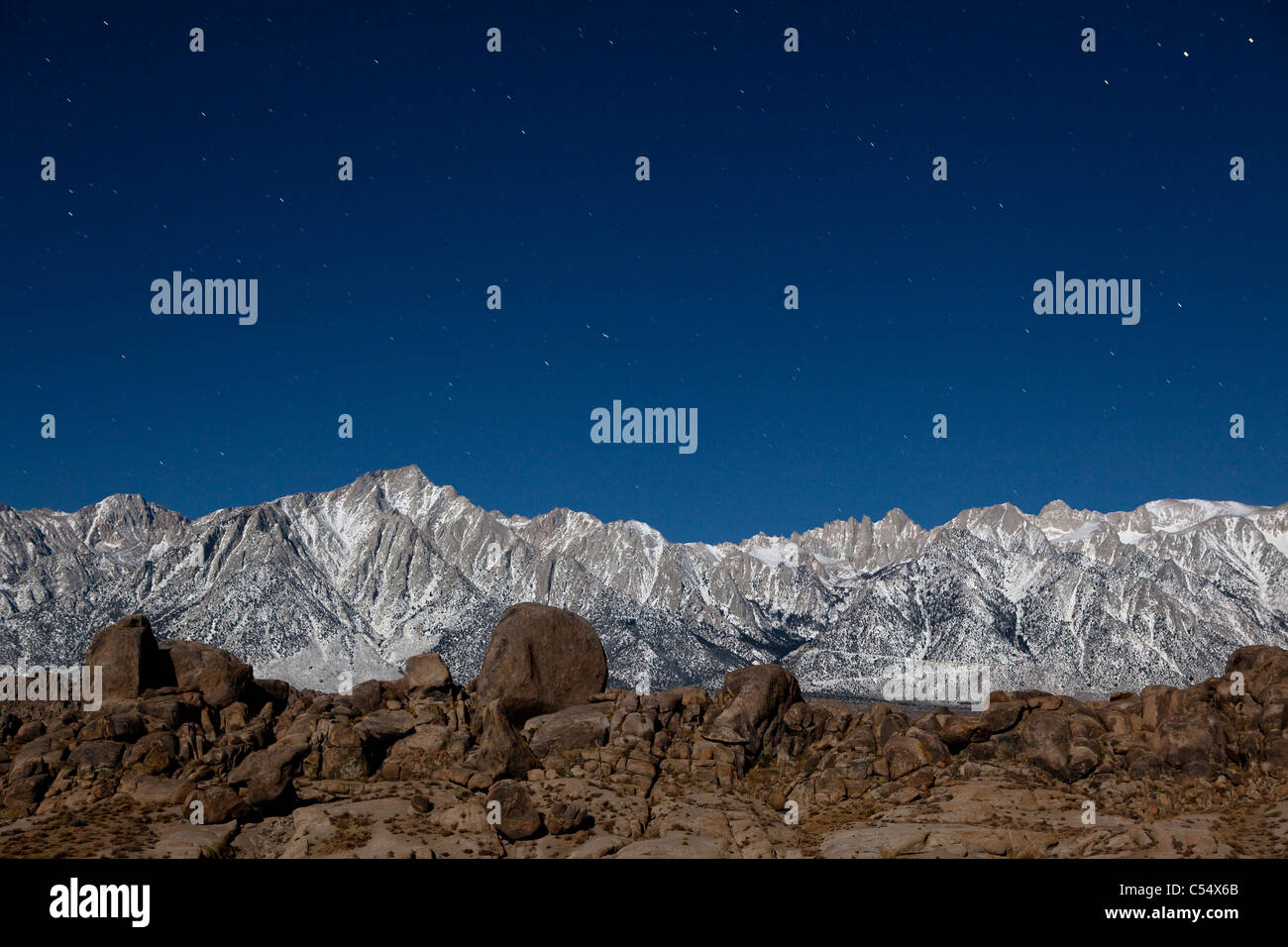 Hills And Mountains At Night