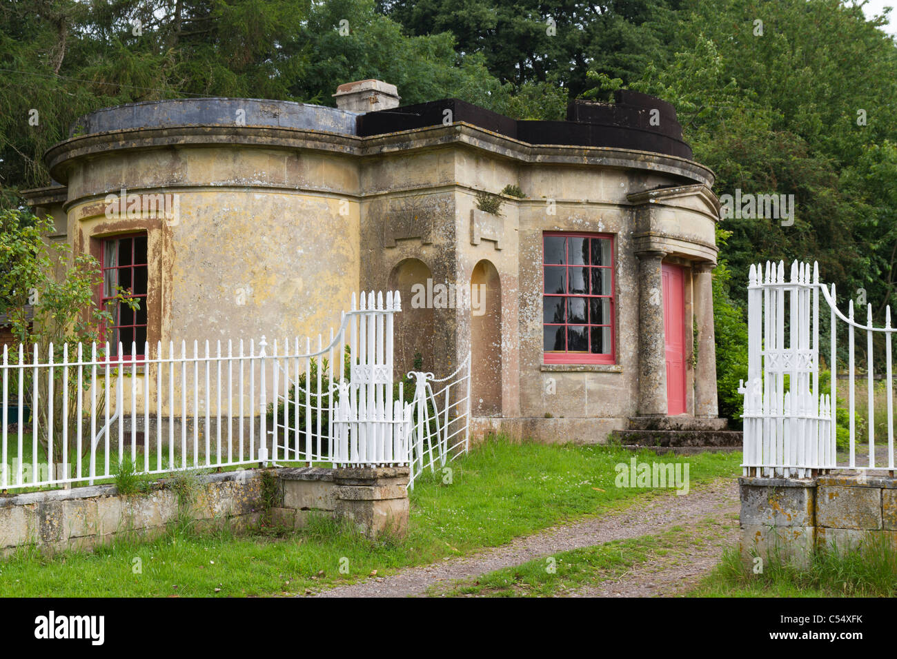An old gatehouse to Cothelstone manor Stock Photo - Alamy