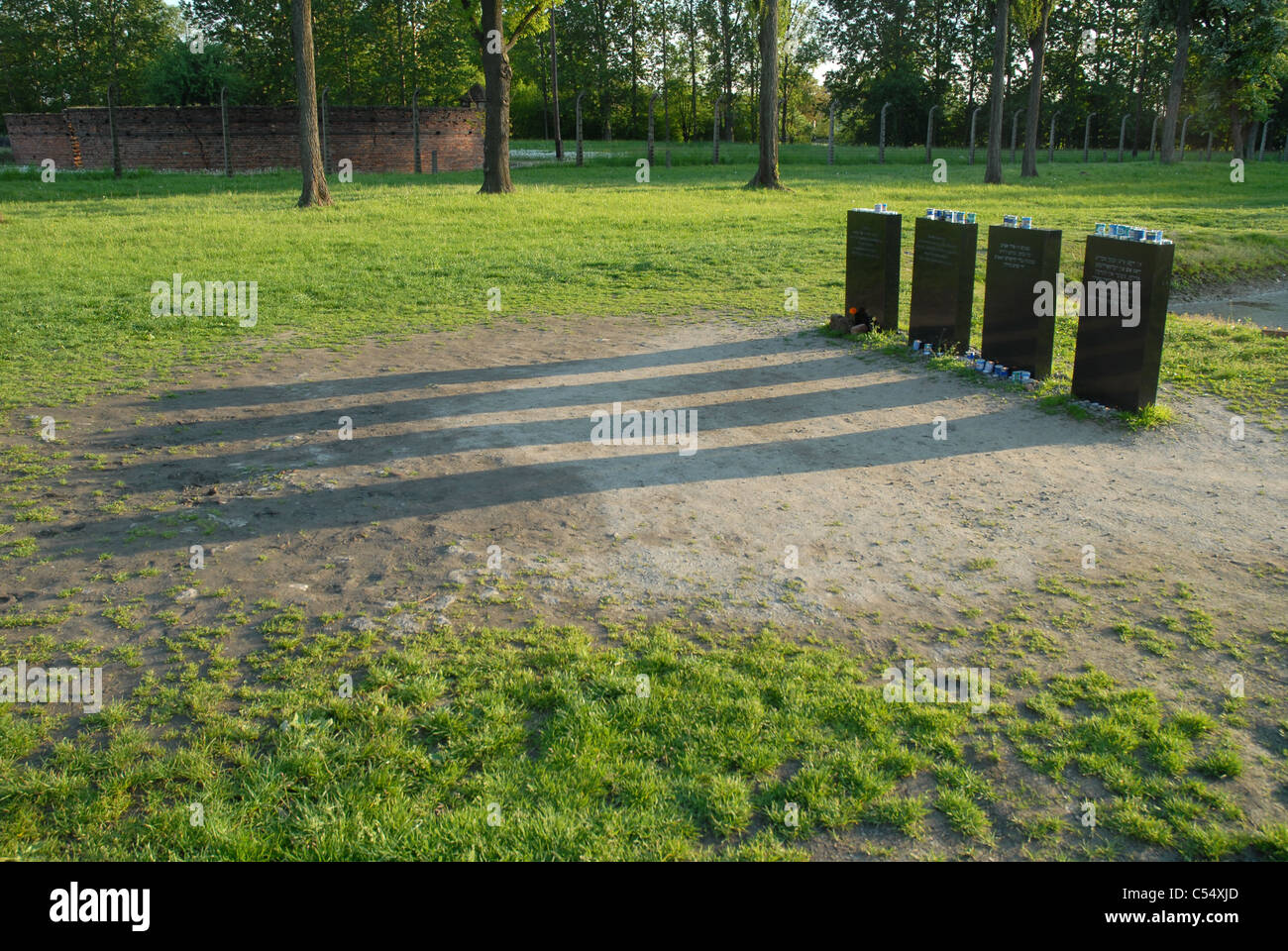 Memorial Stones to the Dead Auschwitz 2 concentration camp, Oświęcim ...