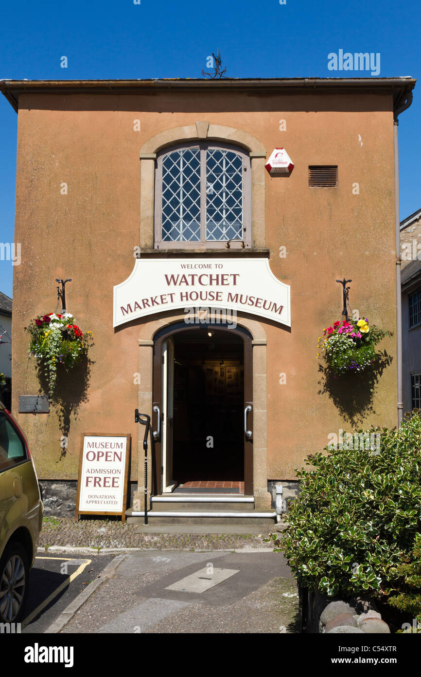 The Watchet market house museum Somerset UK Stock Photo - Alamy