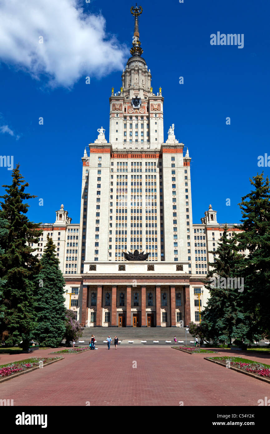 Moscow university old building hi-res stock photography and images - Alamy