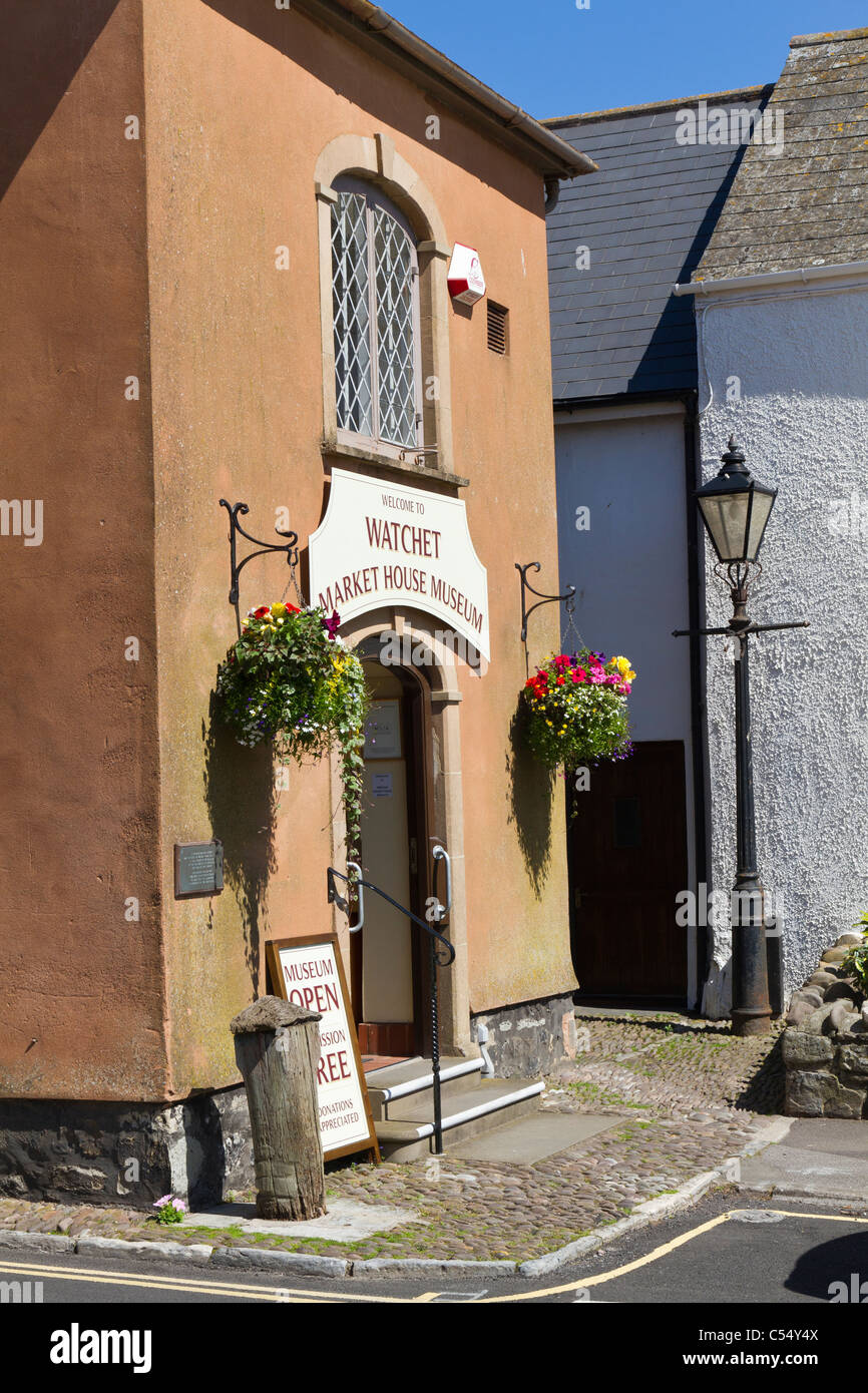 The Watchet market house museum Stock Photo - Alamy