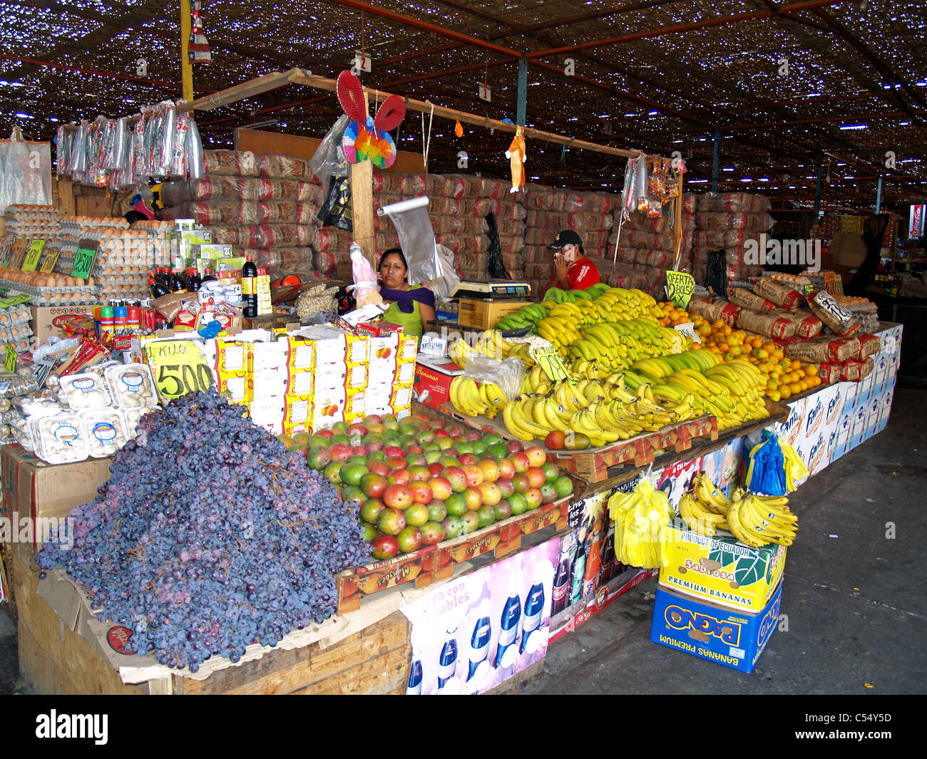 Fruit and vegetable market in Arica, Chile Stock Photo - Alamy