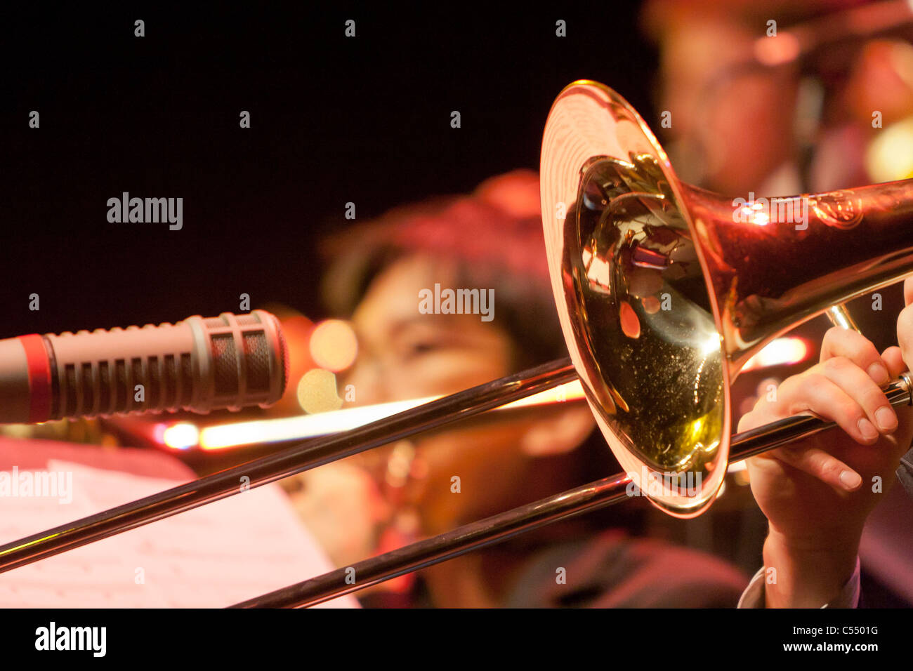With Trombone High Resolution Stock Photography and Images - Alamy