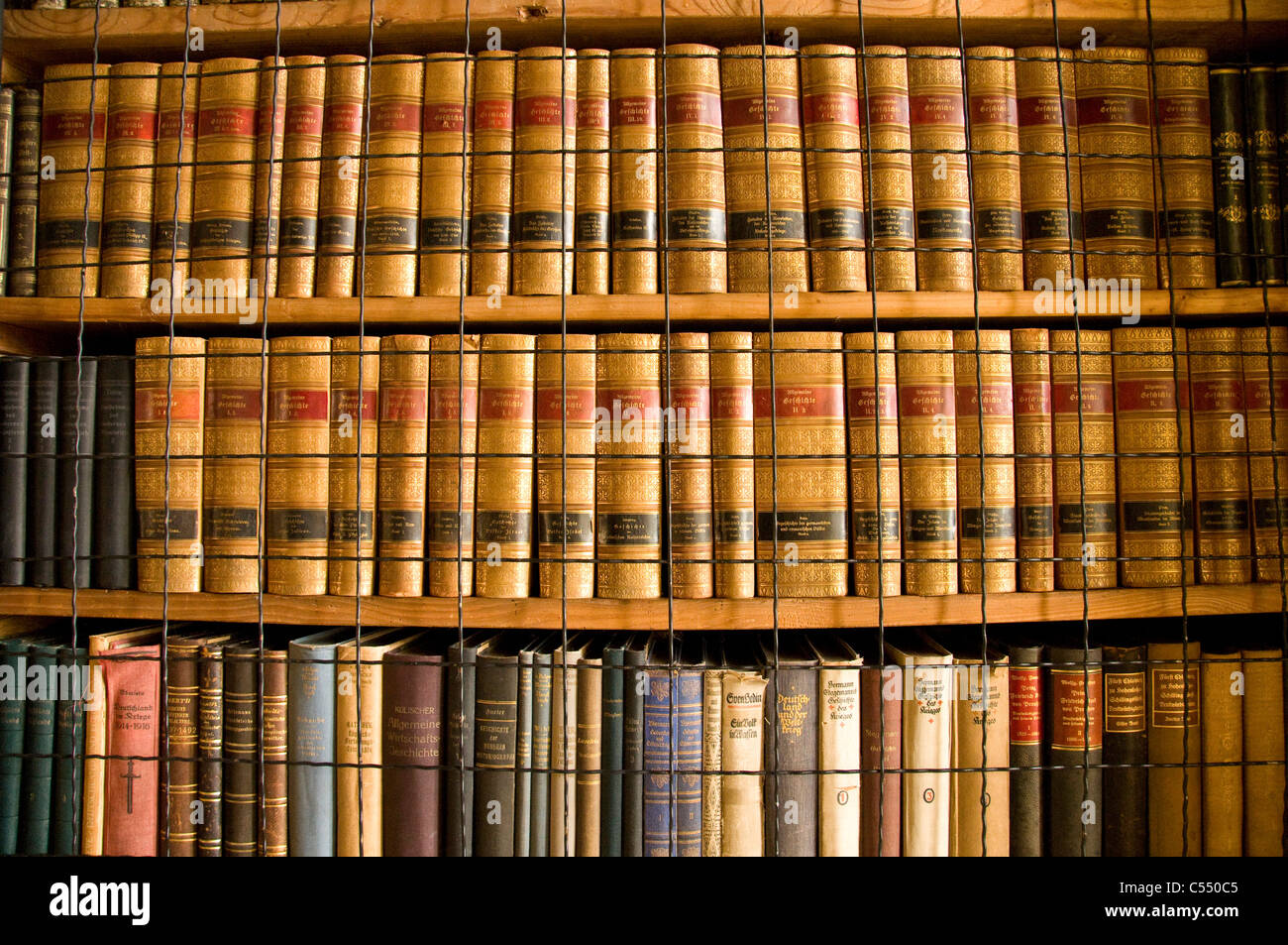 Books in a library Stock Photo - Alamy