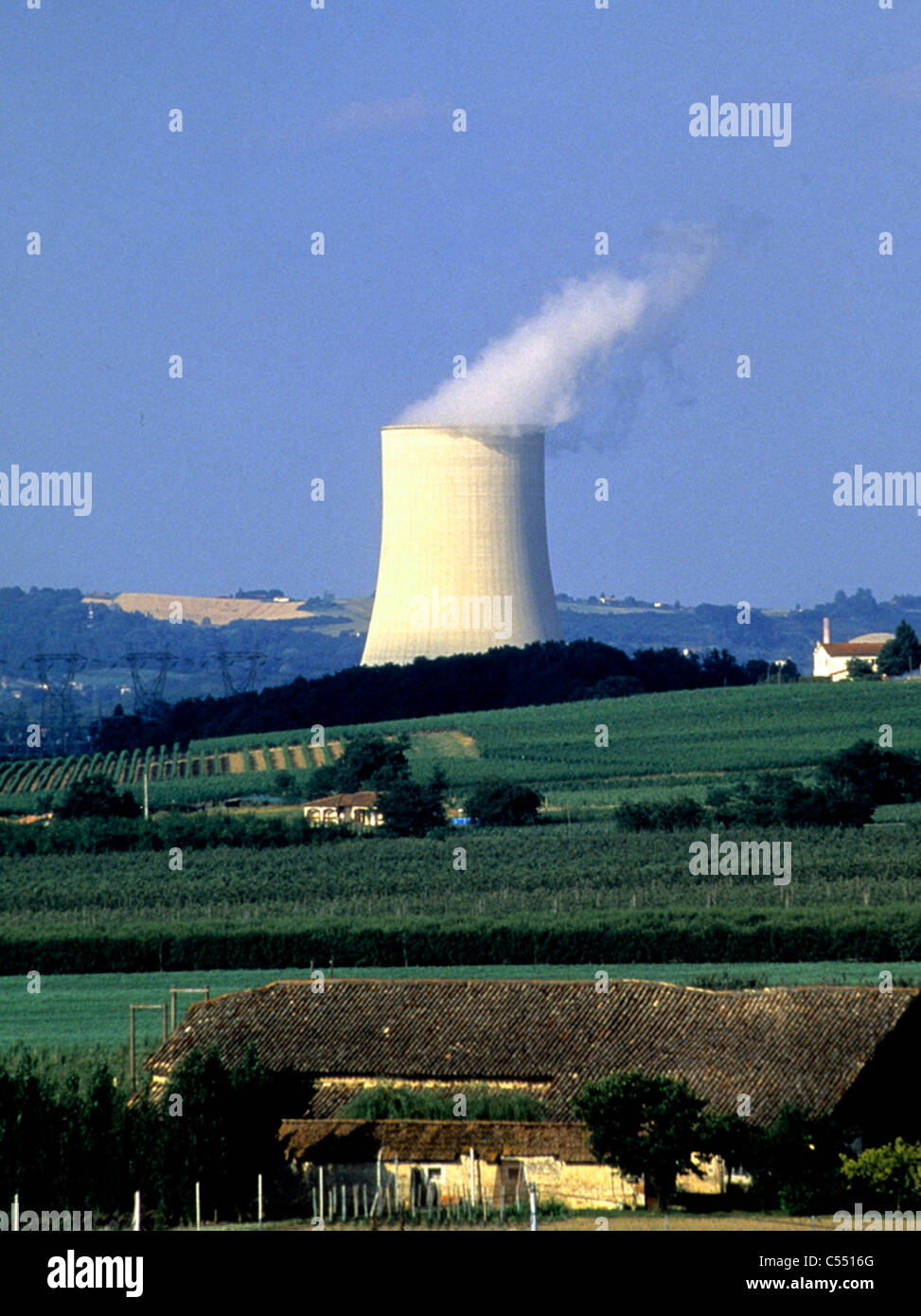 Hyperbolic cooling tower hi-res stock photography and images - Alamy