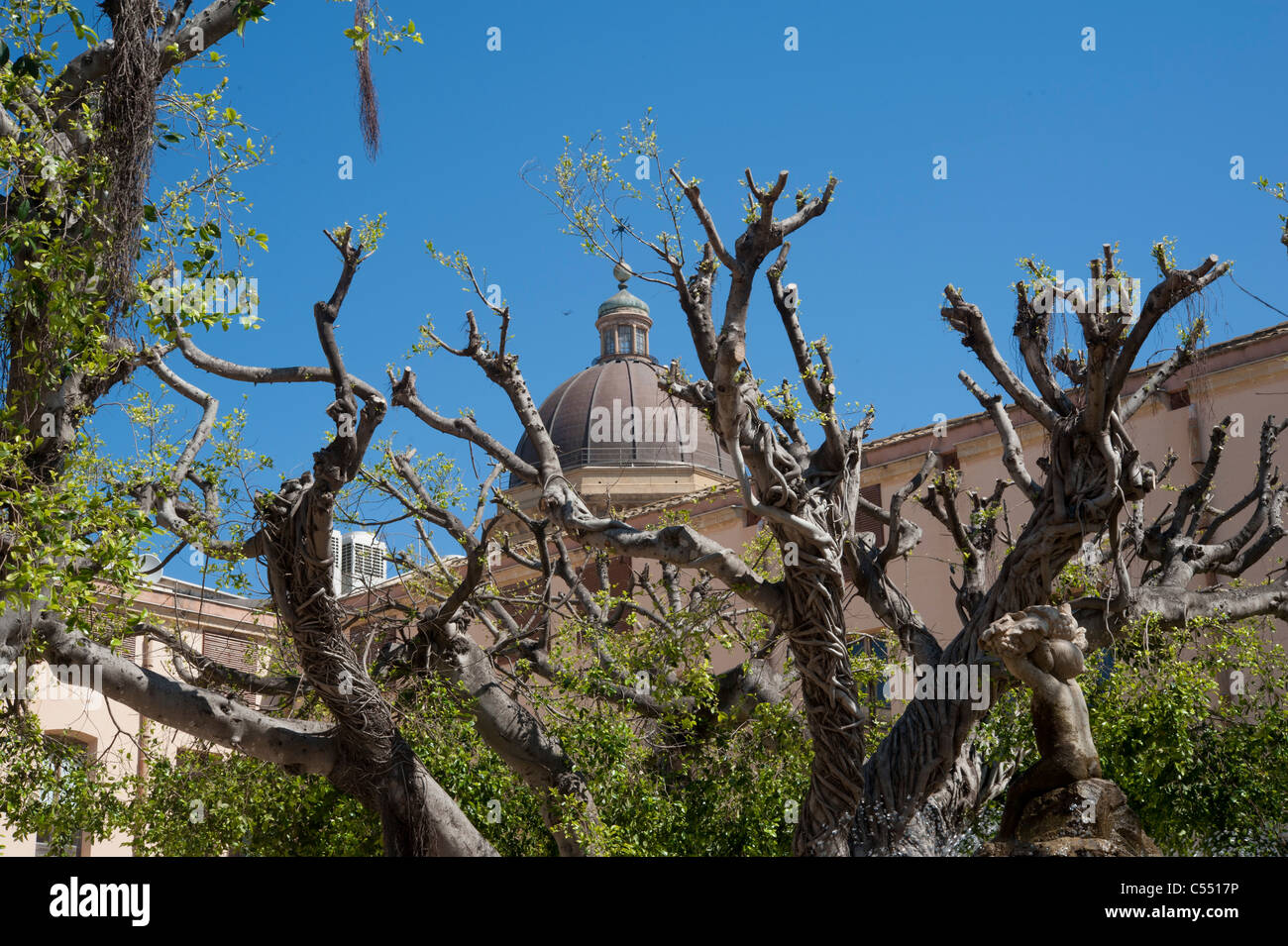 Marsala Town Hall, Marsala, Sicily, Italy Stock Photo - Alamy