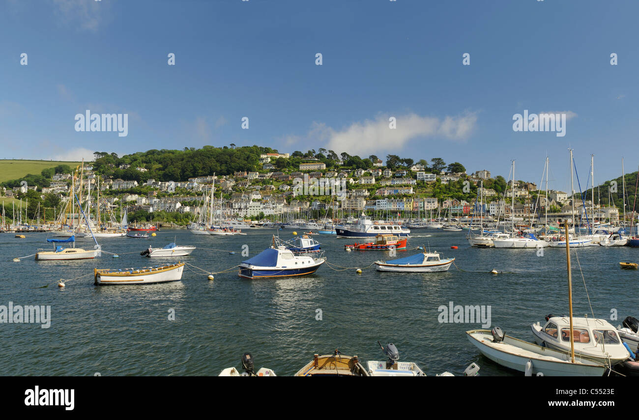 Kingswear viewed from Dartmouth Devon Stock Photo - Alamy