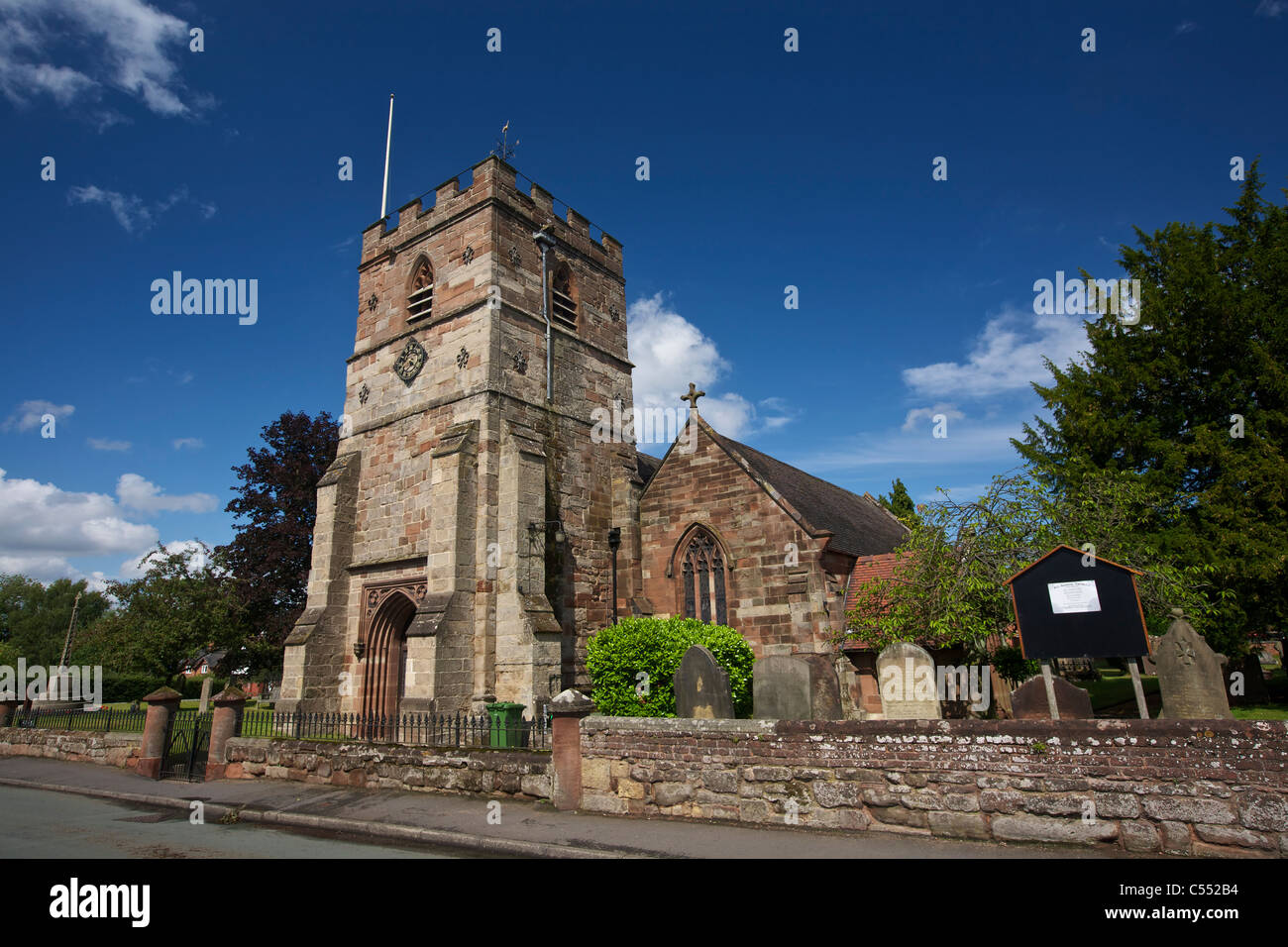 All Saints Church Trysull South Staffordshire England UK Stock Photo ...