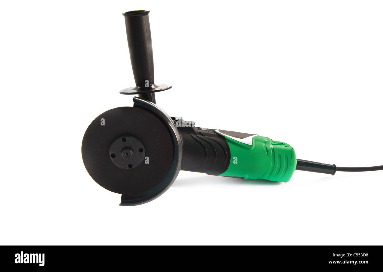 polishing machine isolated on a white background Stock Photo - Alamy