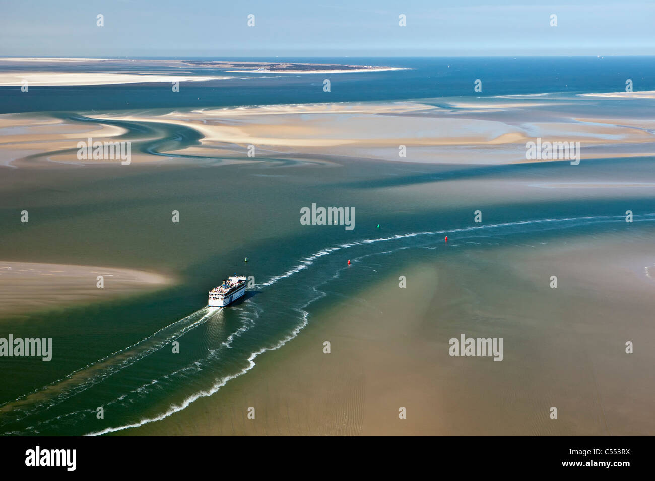 Netherlands, Island Terschelling, group of islands called Wadden Sea ...