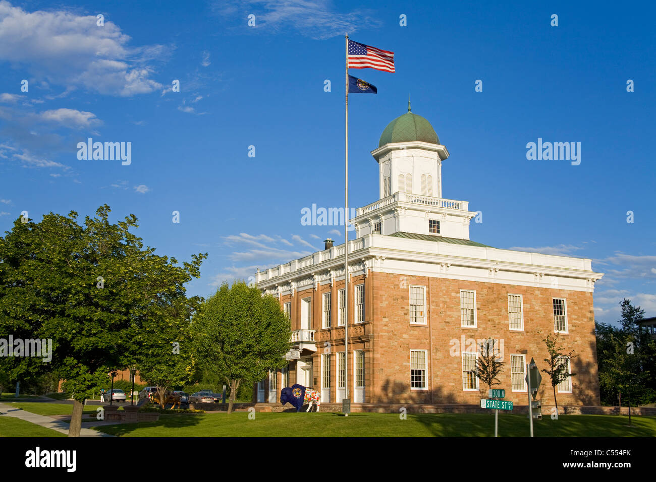 USA, Utah, Salt Lake City, Council Hall Building on Capitol Hill Stock ...