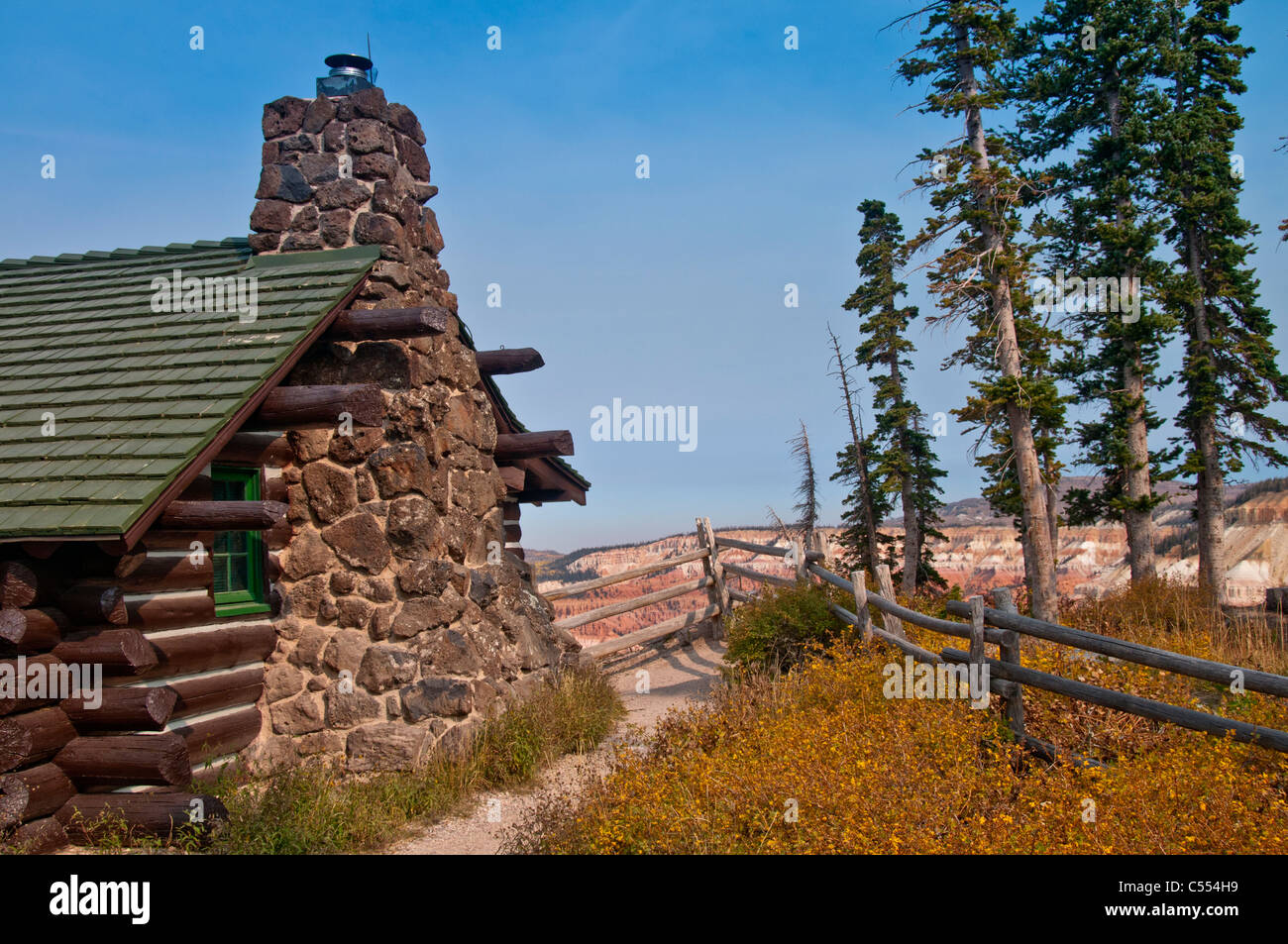 Cedar Breaks National Park visitor center, Utah Stock Photo - Alamy