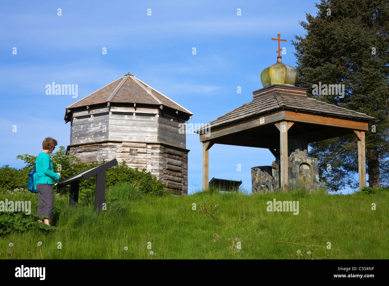 Russian blockhouse sitka alaska hi-res stock photography and images - Alamy
