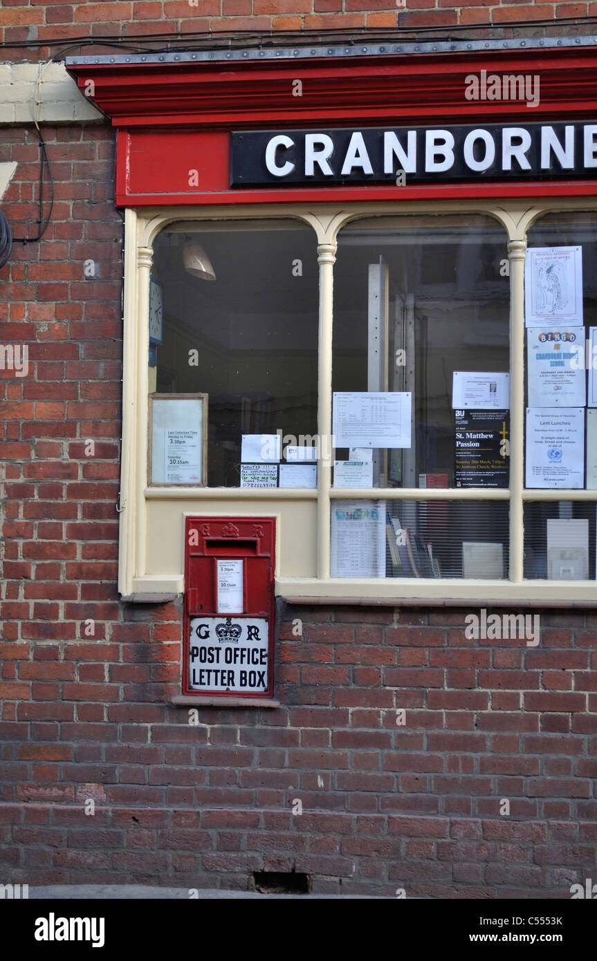 Village Post Office at Cranborne, Dorset Stock Photo - Alamy