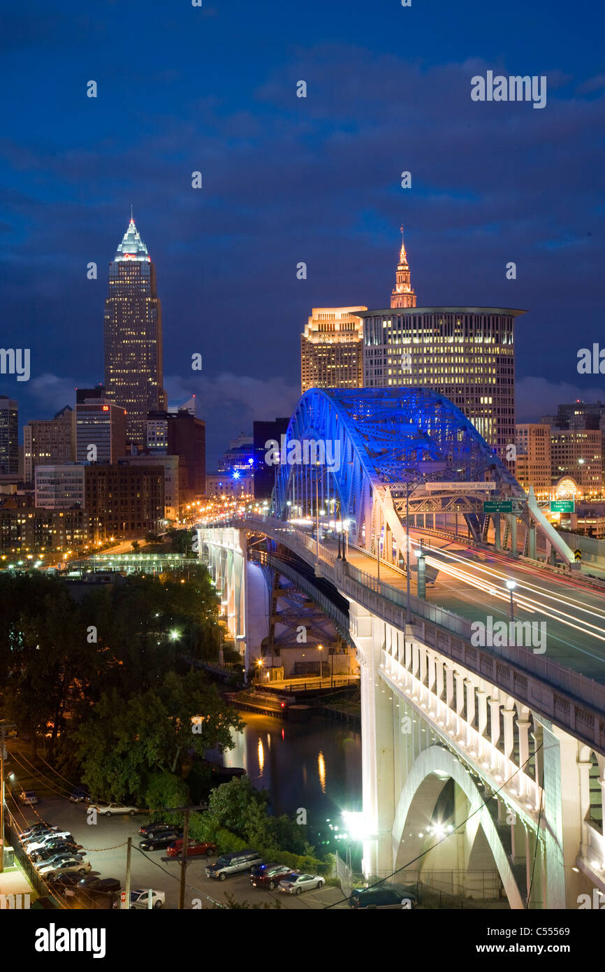 Cleveland ohio bridge hi-res stock photography and images - Alamy