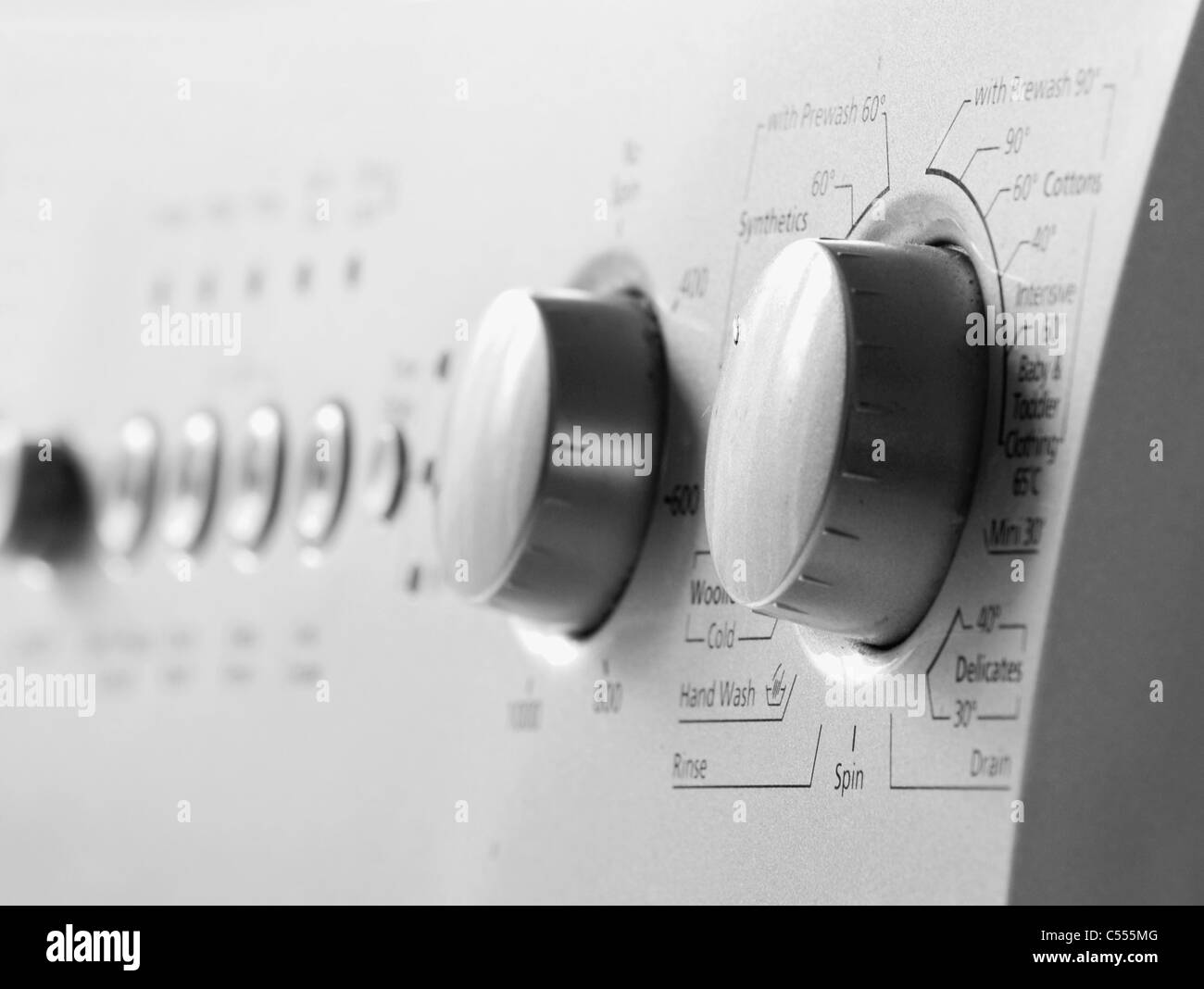 Washing machine buttons hi-res stock photography and images - Alamy