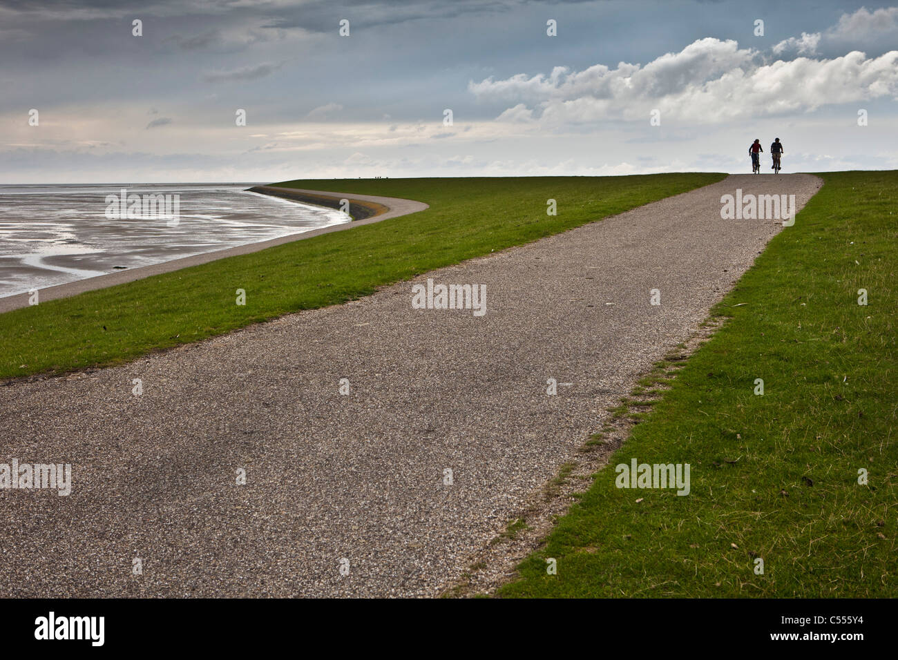 The Netherlands, Ballum, Ameland Island, belonging to Wadden Sea ...