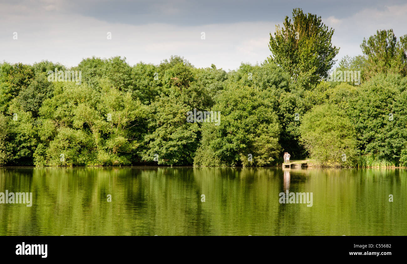 Dinton Pastures Country Park and Nature Reserve Stock Photo - Alamy